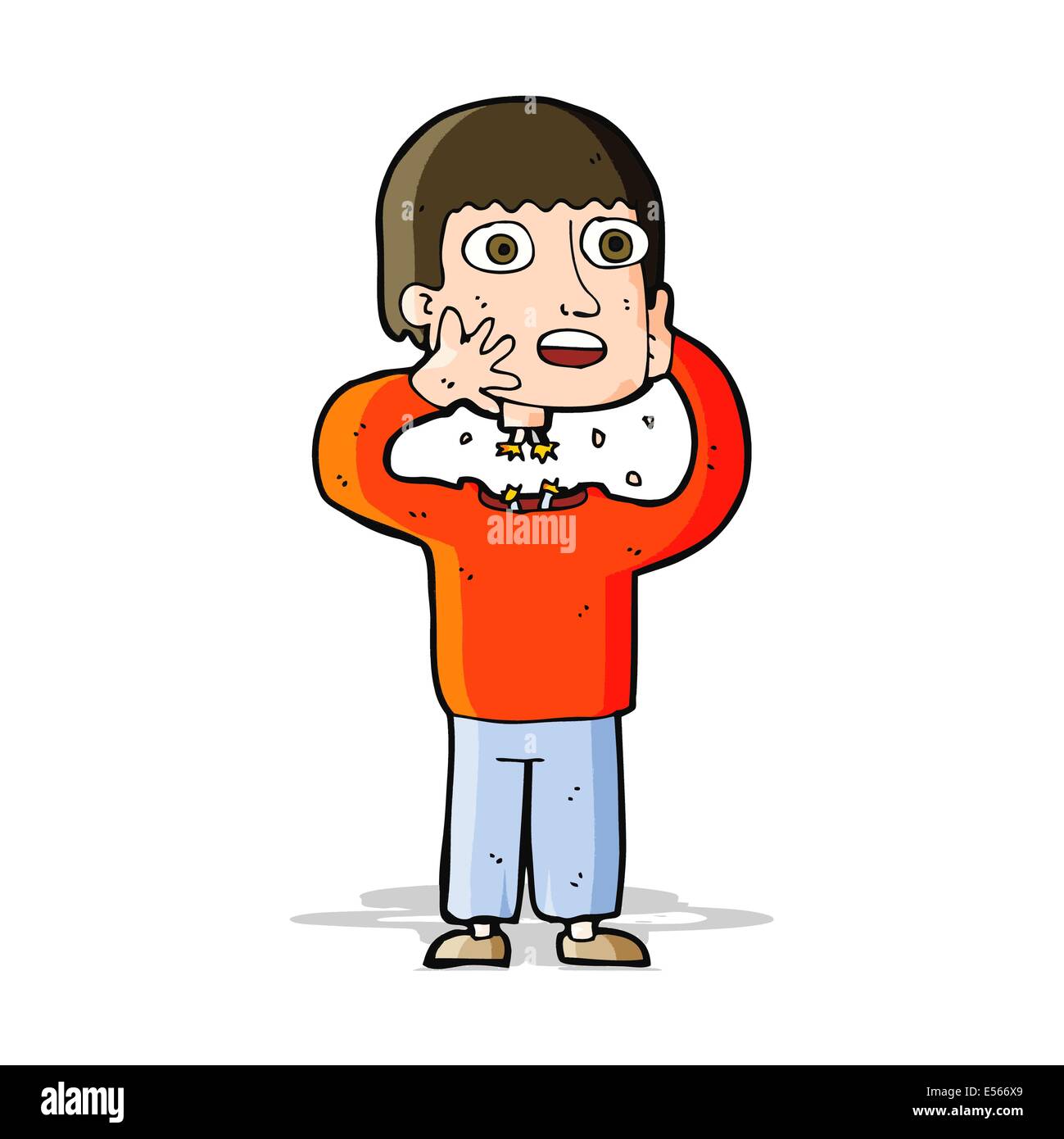 cartoon secret robot Stock Vector Image & Art - Alamy