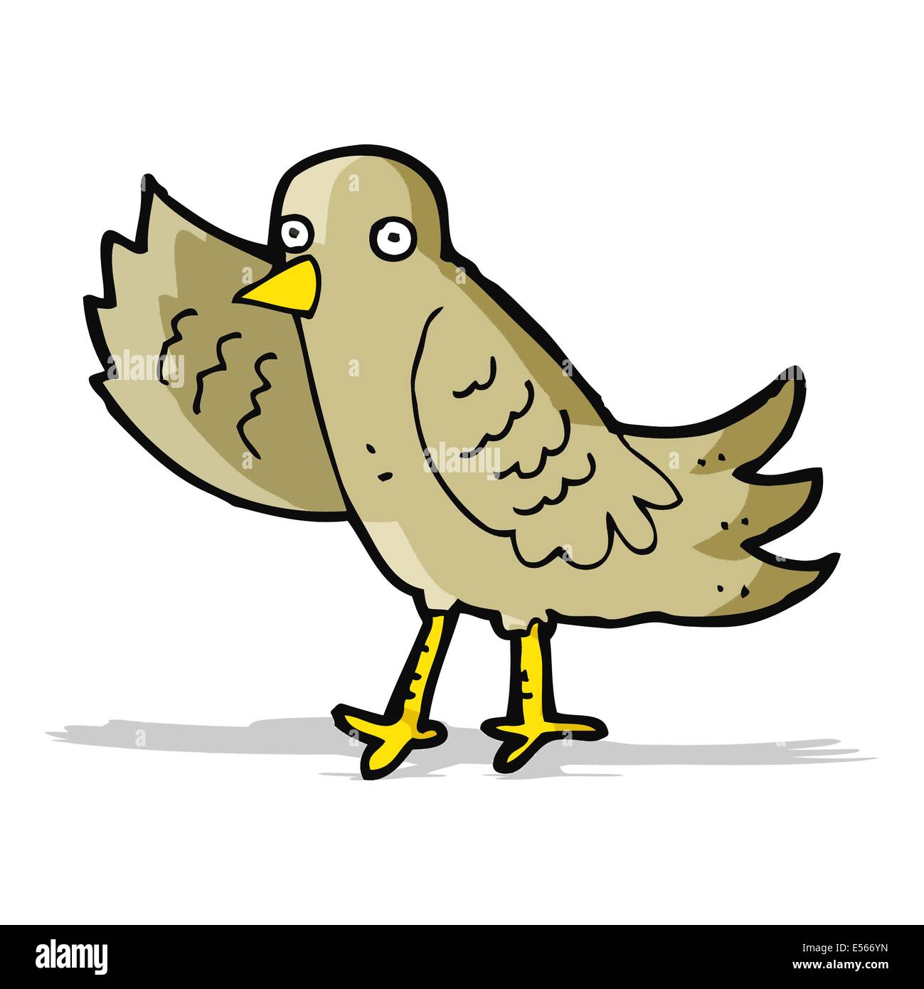 cartoon waving bird Stock Vector Image & Art - Alamy