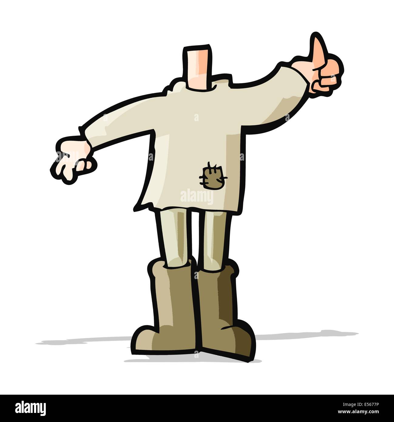 cartoon body (mix and match cartoons or add photo faces Stock Vector ...