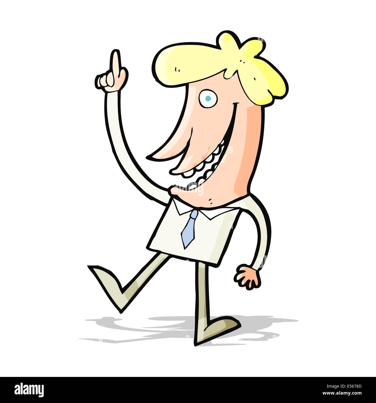 cartoon man with idea Stock Vector Image & Art - Alamy