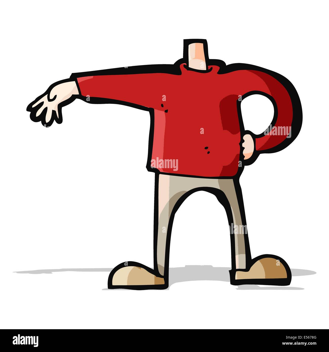 cartoon male body making gesture (mix and match cartoons or add own ...