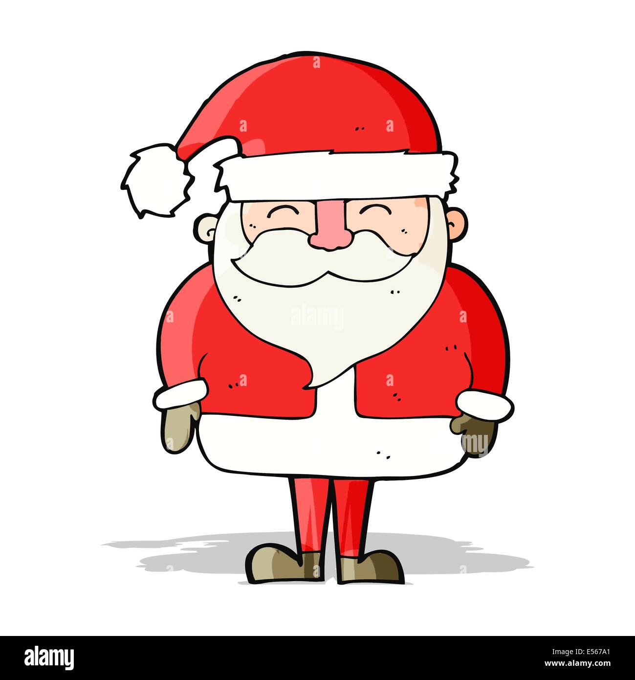cartoon santa claus Stock Vector Image & Art - Alamy