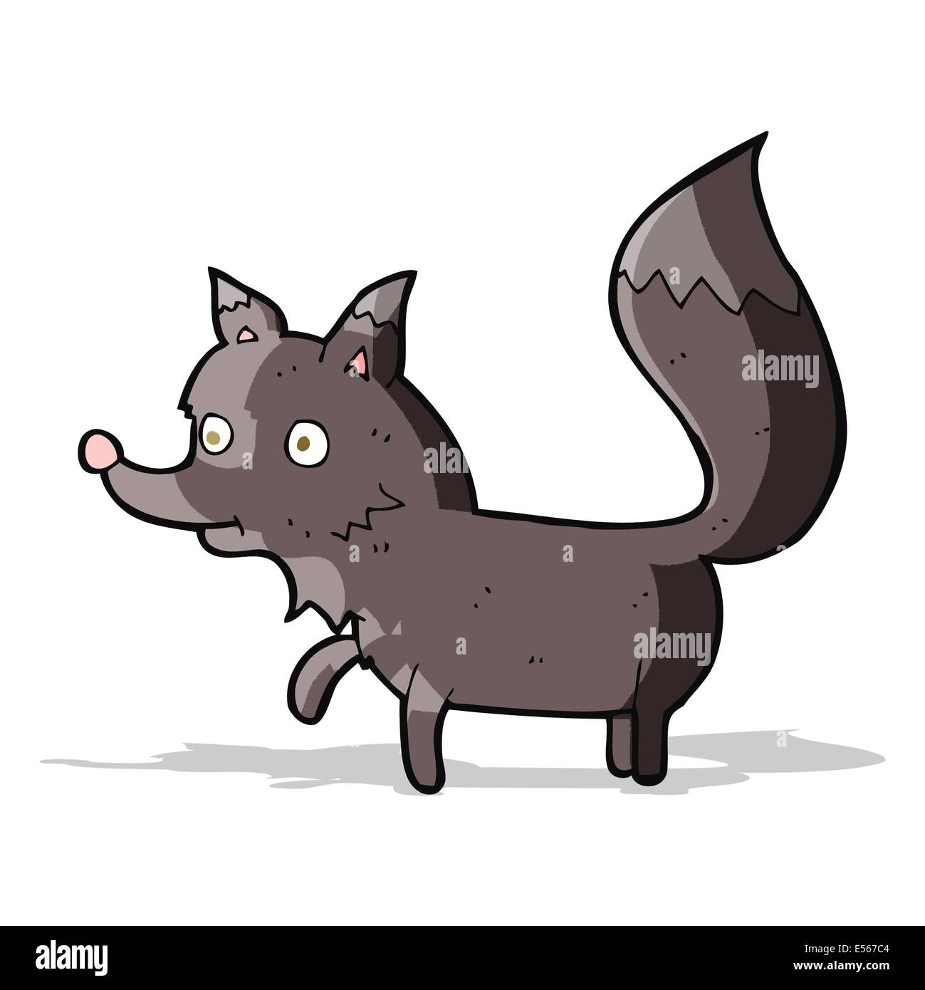 cartoon wolf cub Stock Vector Image & Art - Alamy