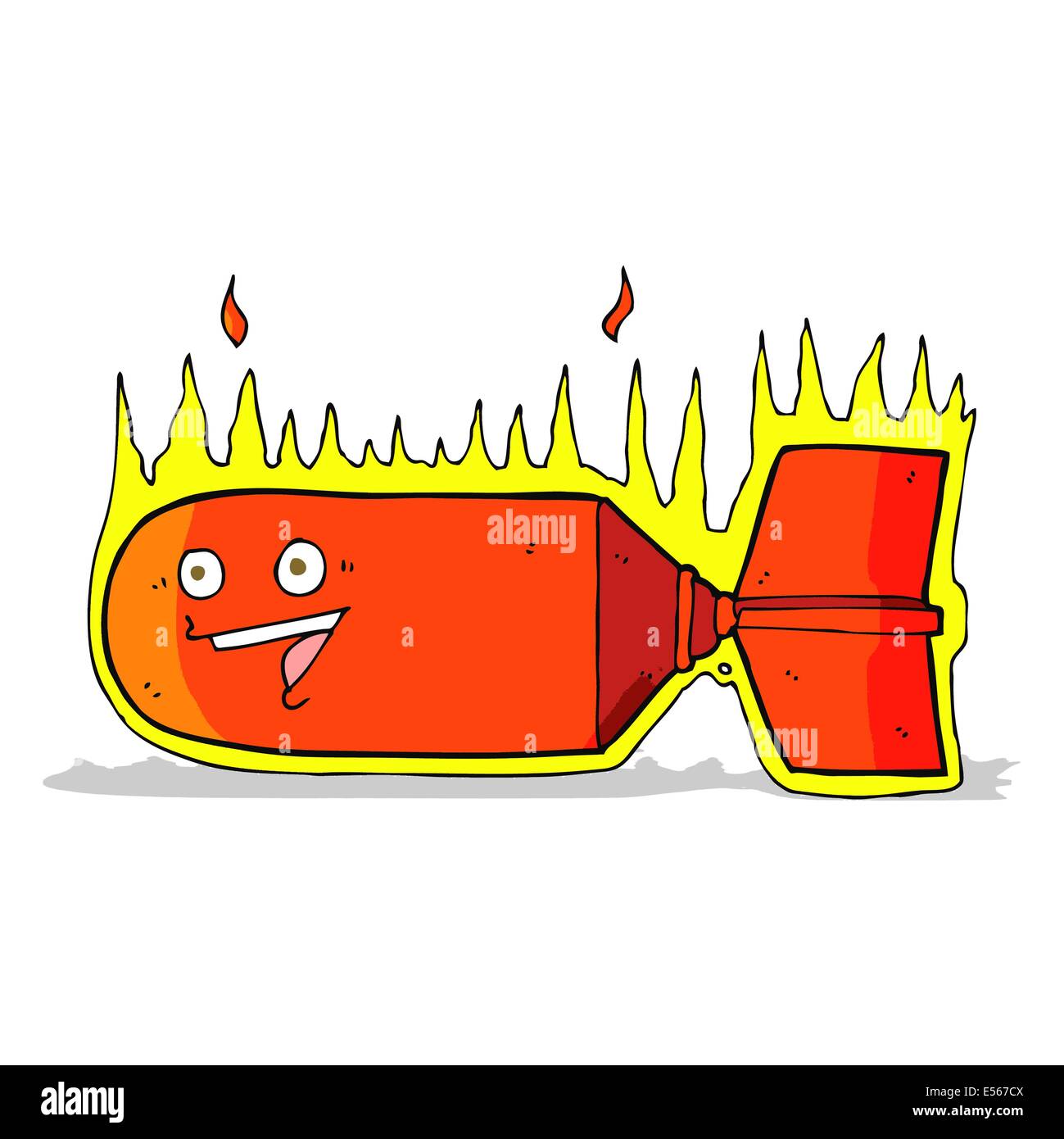 cartoon falling bomb Stock Vector Image & Art - Alamy