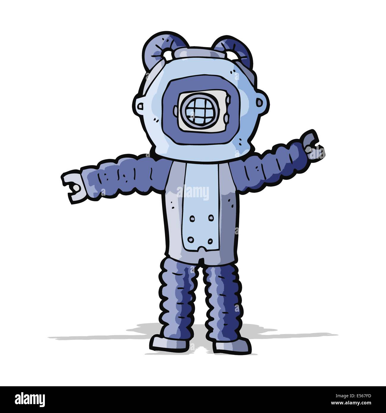 cartoon deep sea diver Stock Vector Image & Art - Alamy