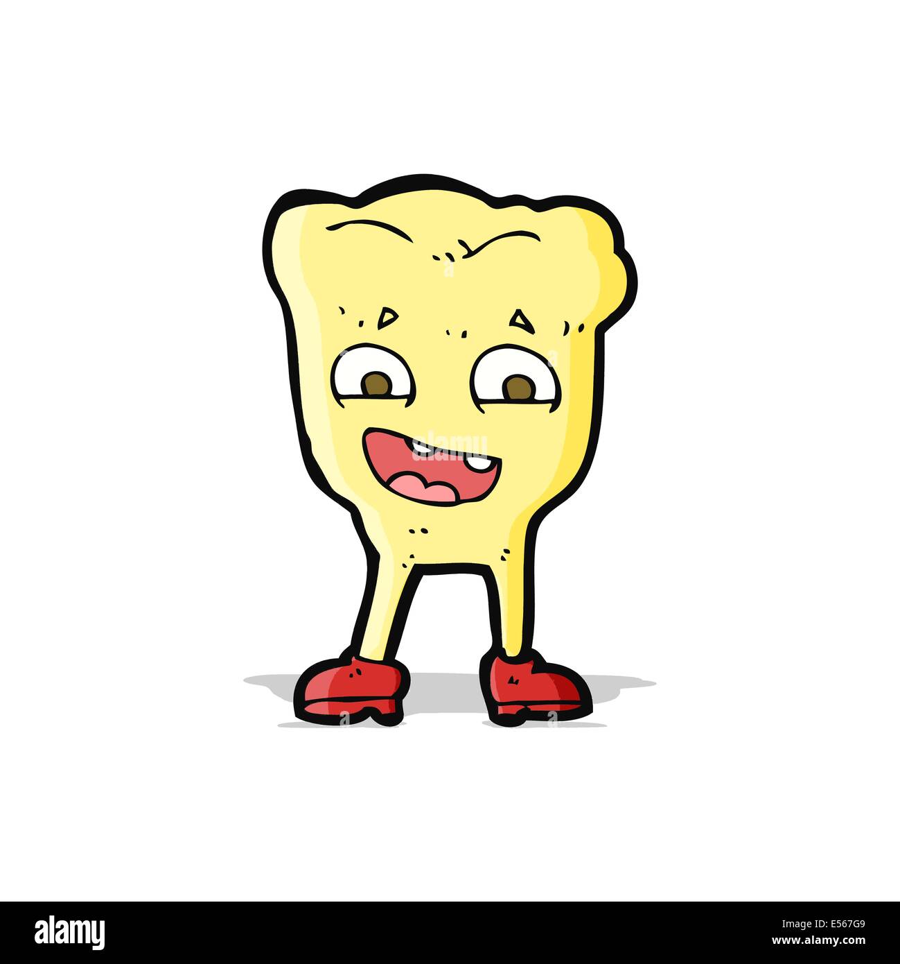 cartoon yellow tooth Stock Vector Image & Art - Alamy