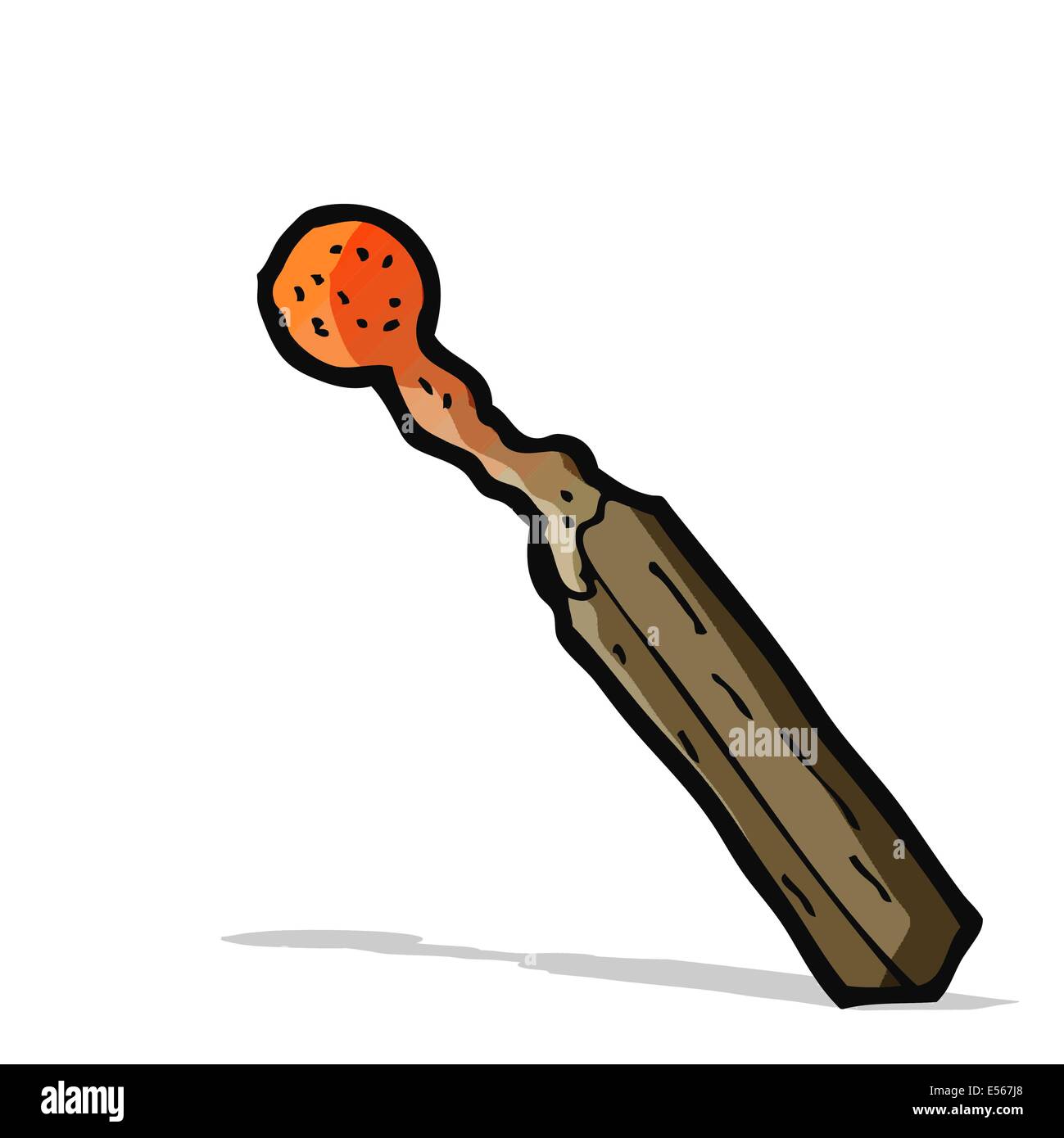 cartoon burnt match Stock Vector Image & Art - Alamy