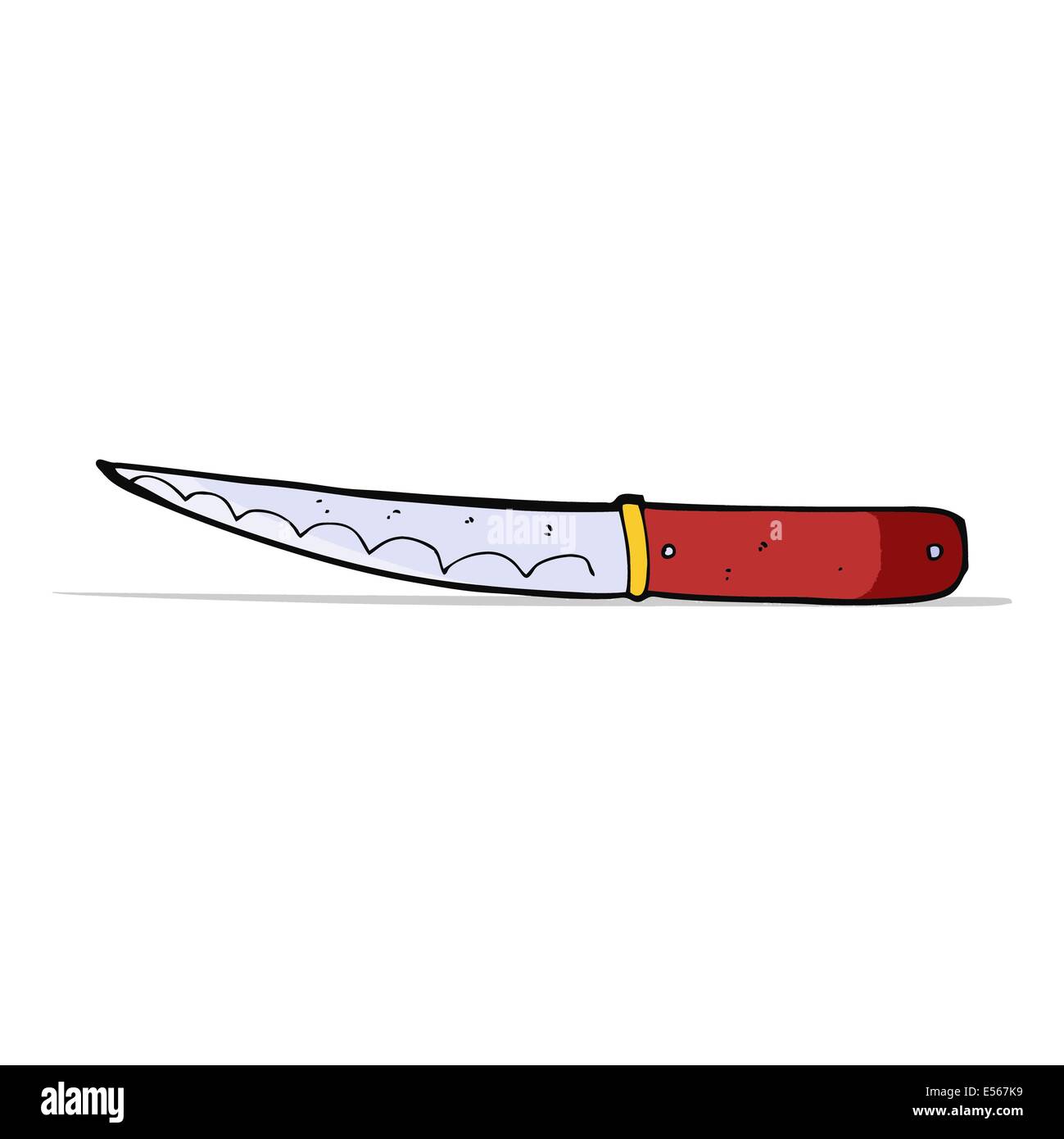 cartoon kitchen knife Stock Vector Image & Art - Alamy