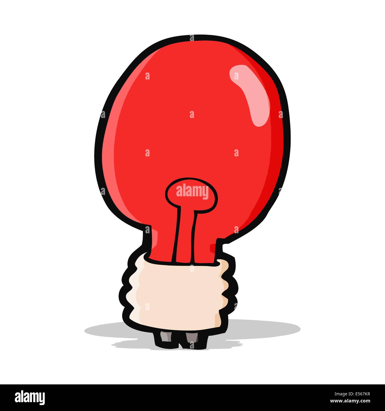 cartoon red light bulb Stock Vector Image & Art - Alamy
