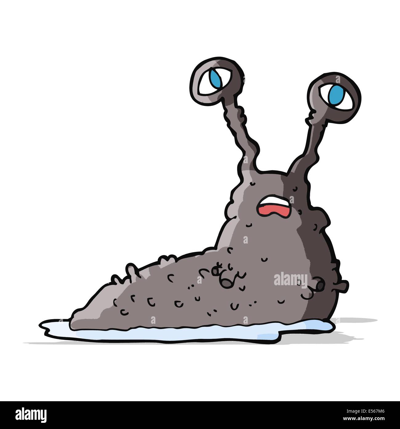 Cartoon gross slug Cut Out Stock Images & Pictures - Alamy