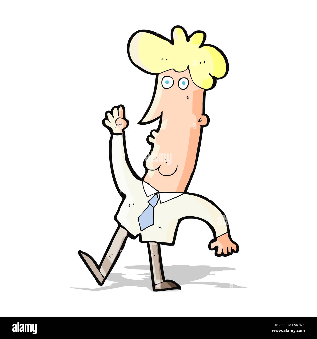cartoon office man Stock Vector Image & Art - Alamy