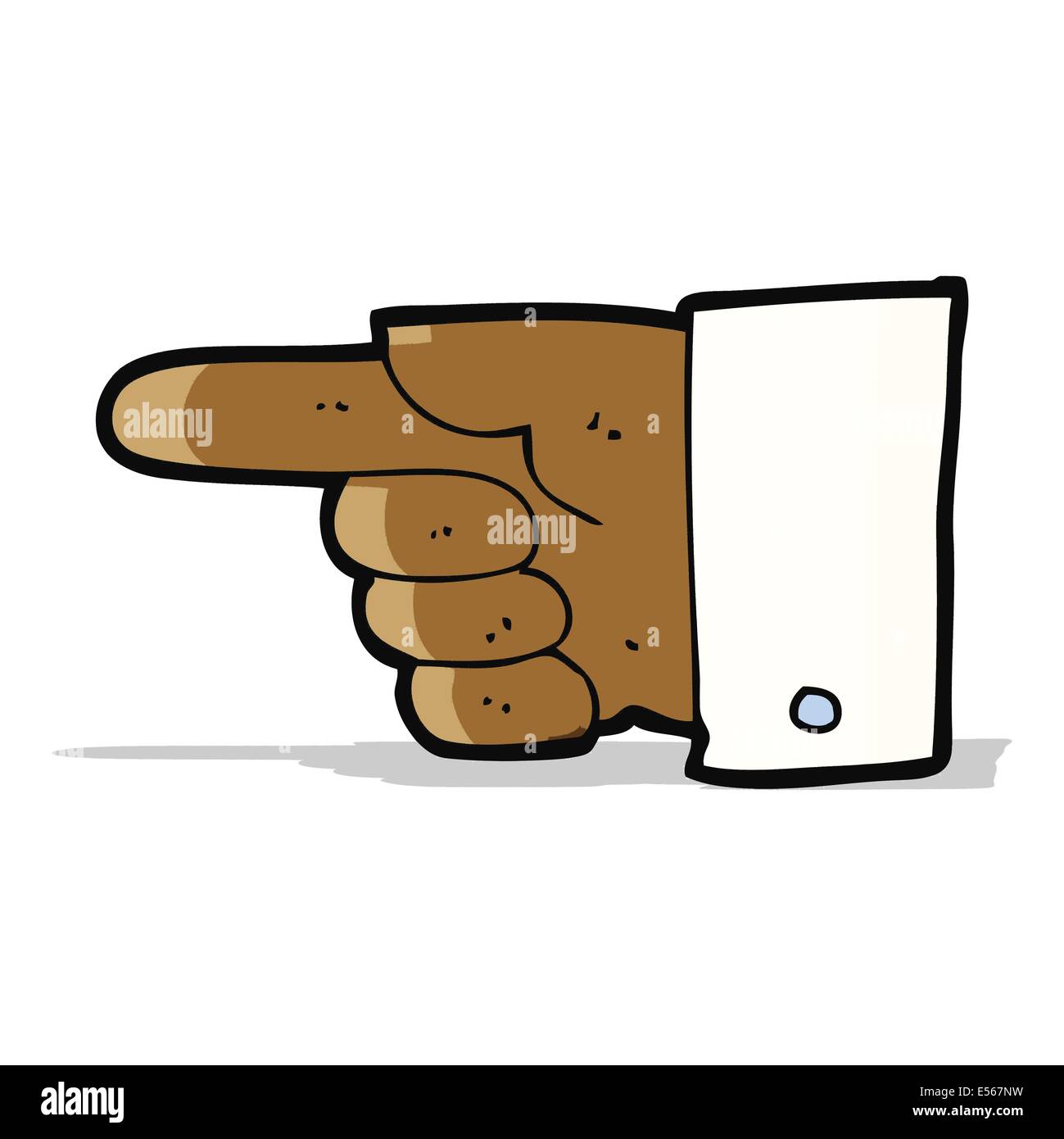 cartoon pointing hand Stock Vector Image & Art - Alamy