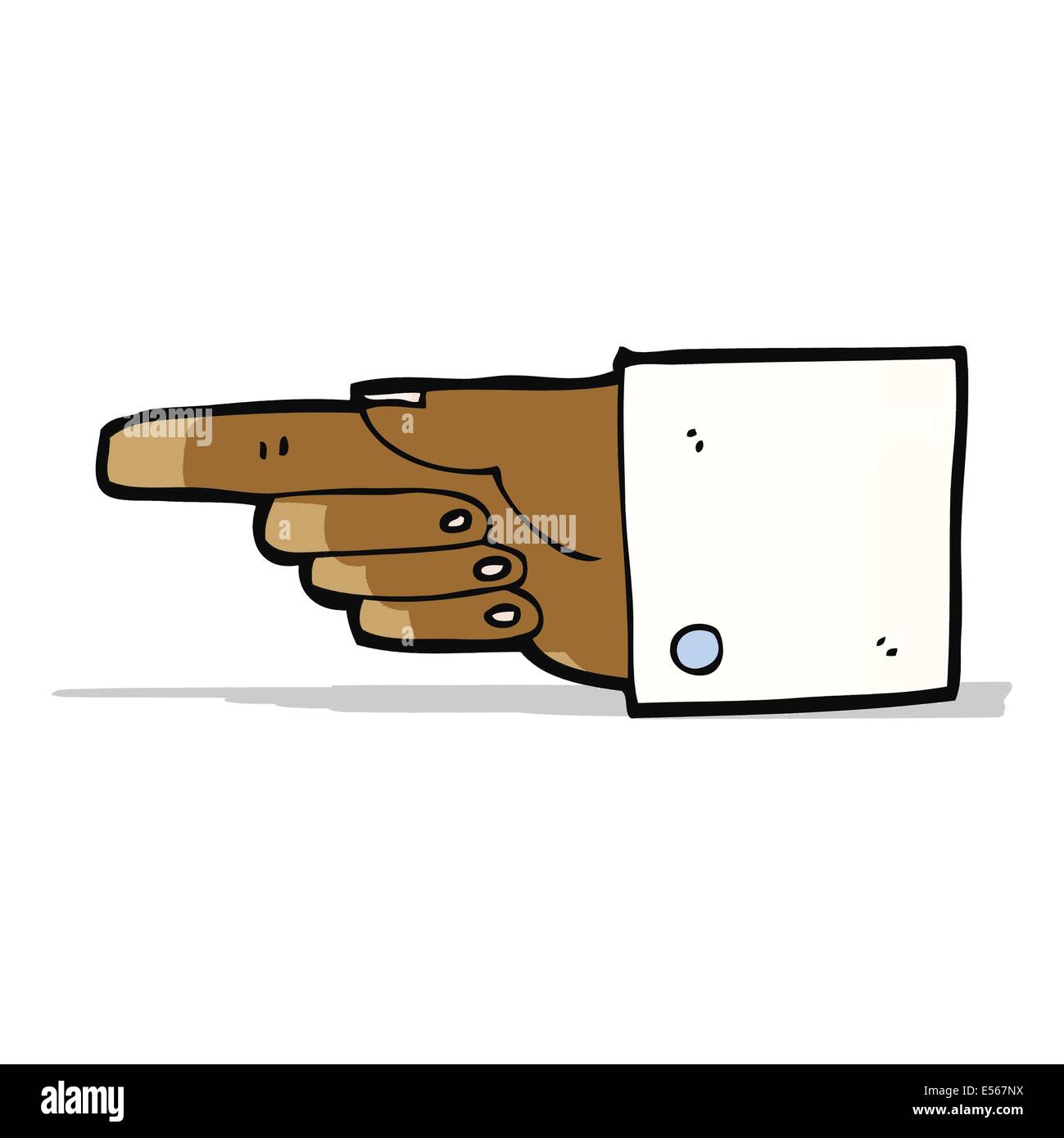 cartoon pointing hand Stock Vector Image & Art - Alamy