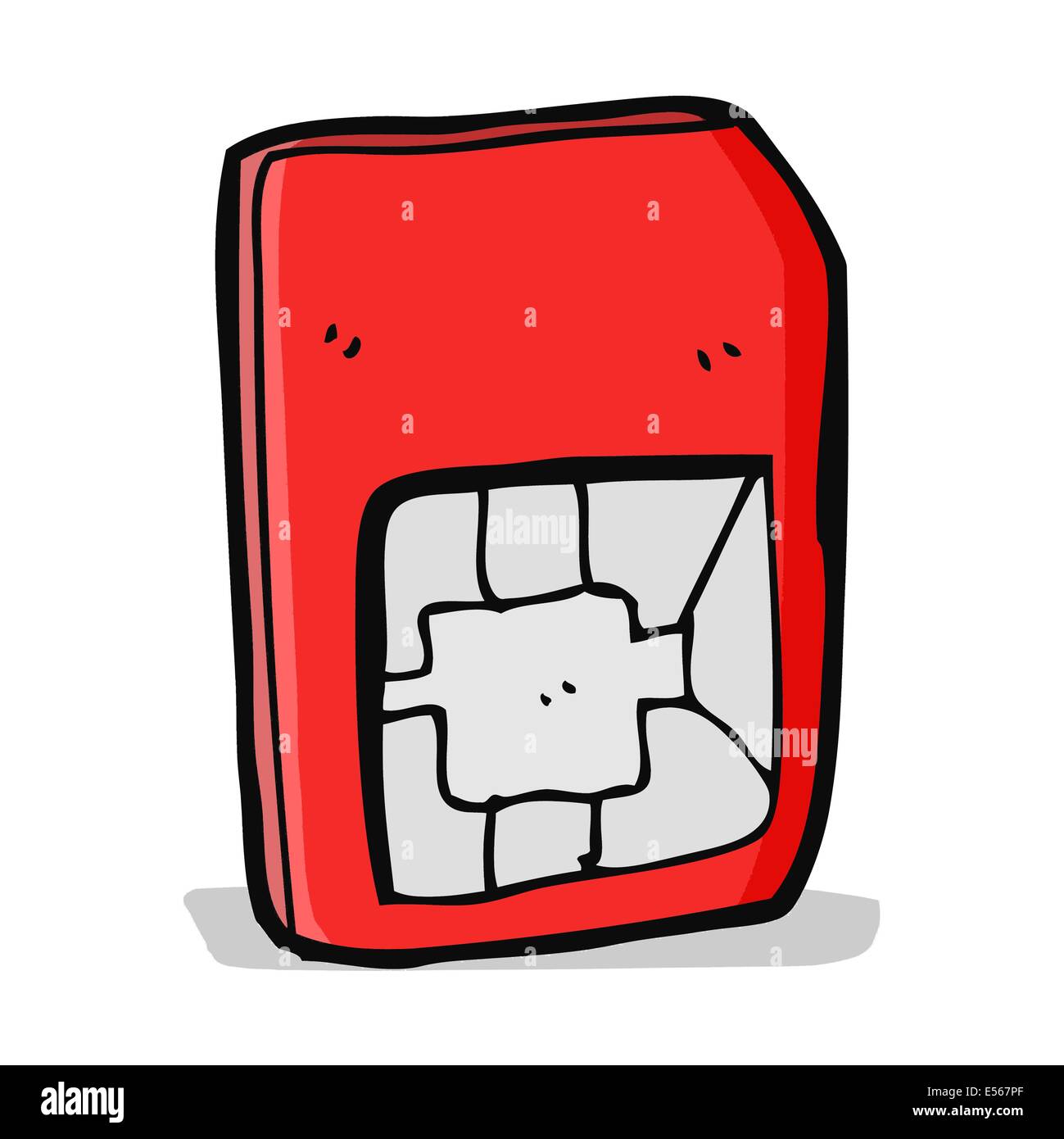 cartoon sim card Stock Vector Image & Art - Alamy