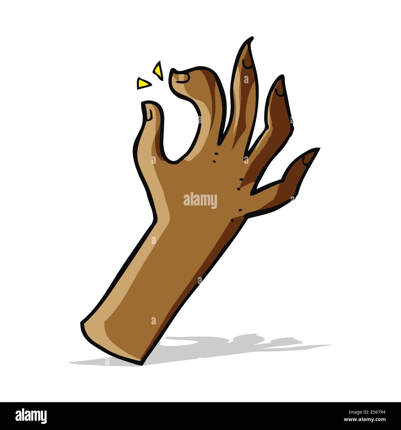 cartoon hand symbol Stock Vector Image & Art - Alamy