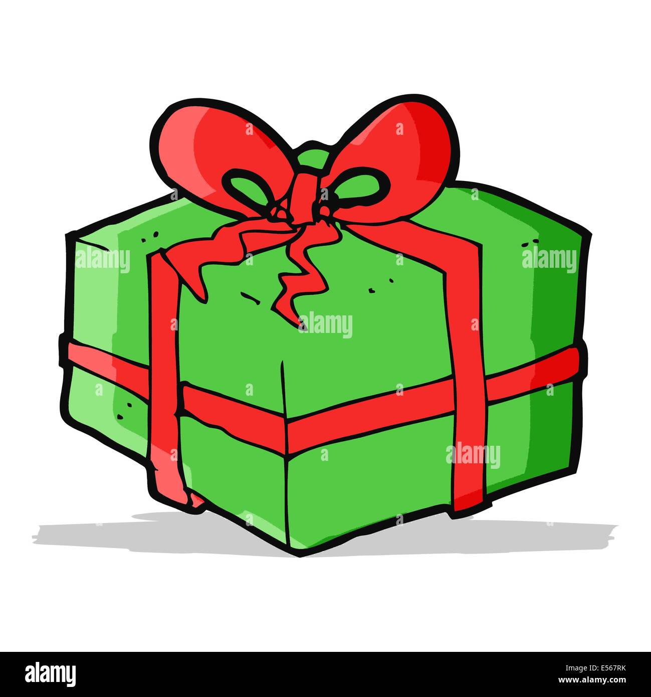 cartoon christmas present Stock Vector Image & Art - Alamy