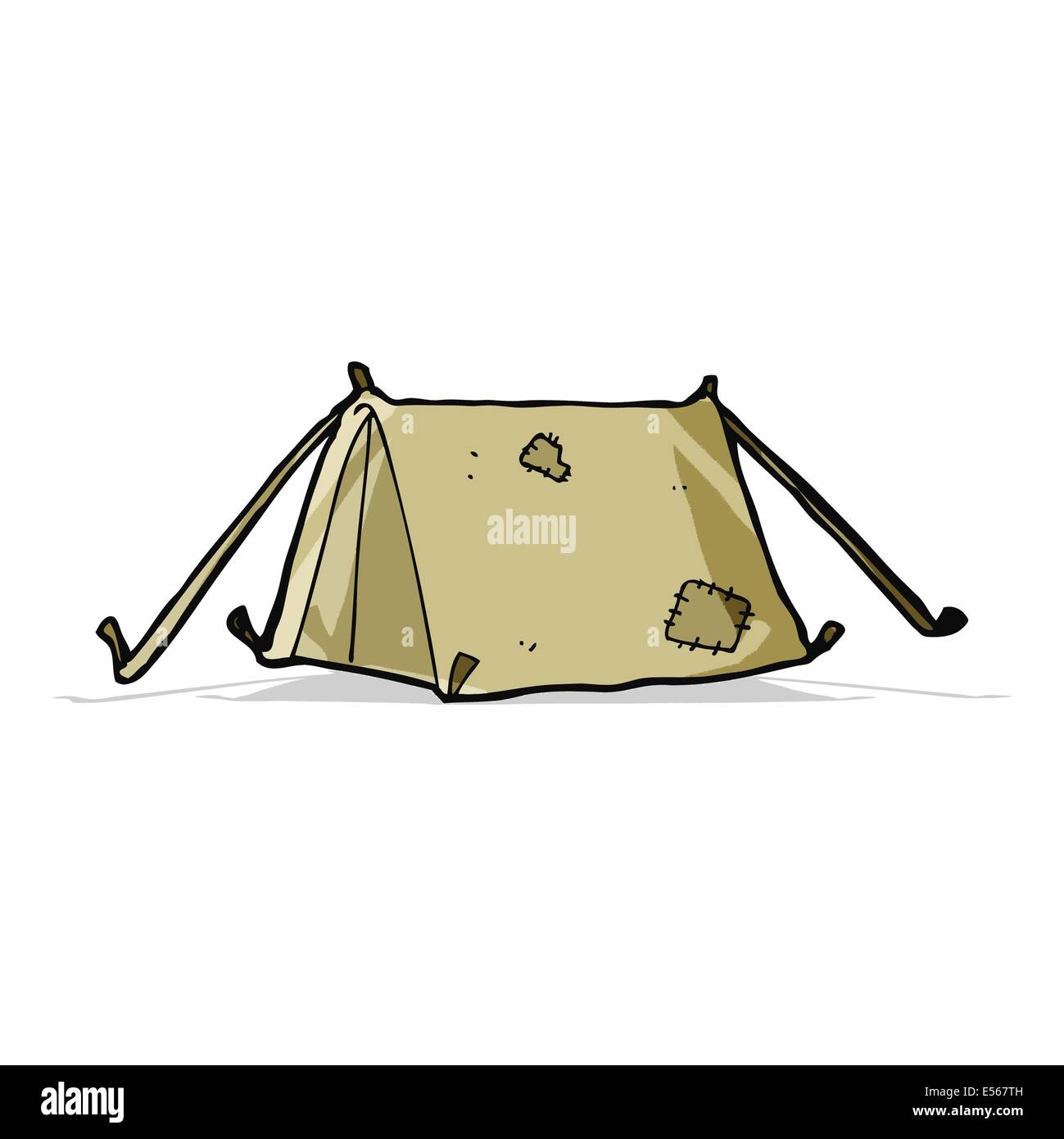cartoon traditional tent Stock Vector Image & Art - Alamy