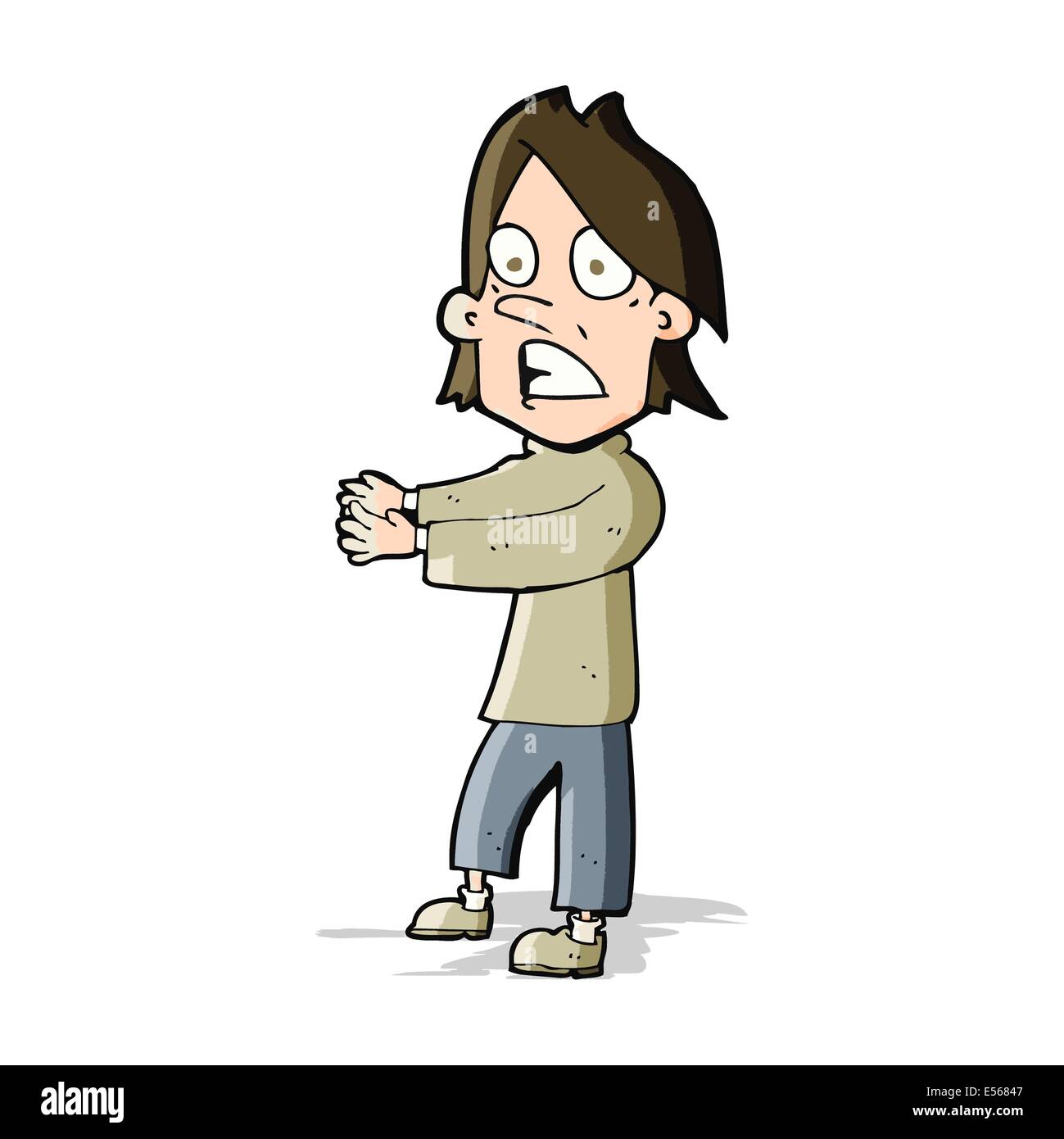 cartoon shocked man Stock Vector Image & Art - Alamy