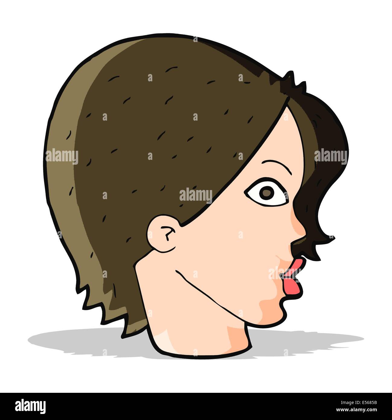 cartoon staring woman Stock Vector Image & Art - Alamy