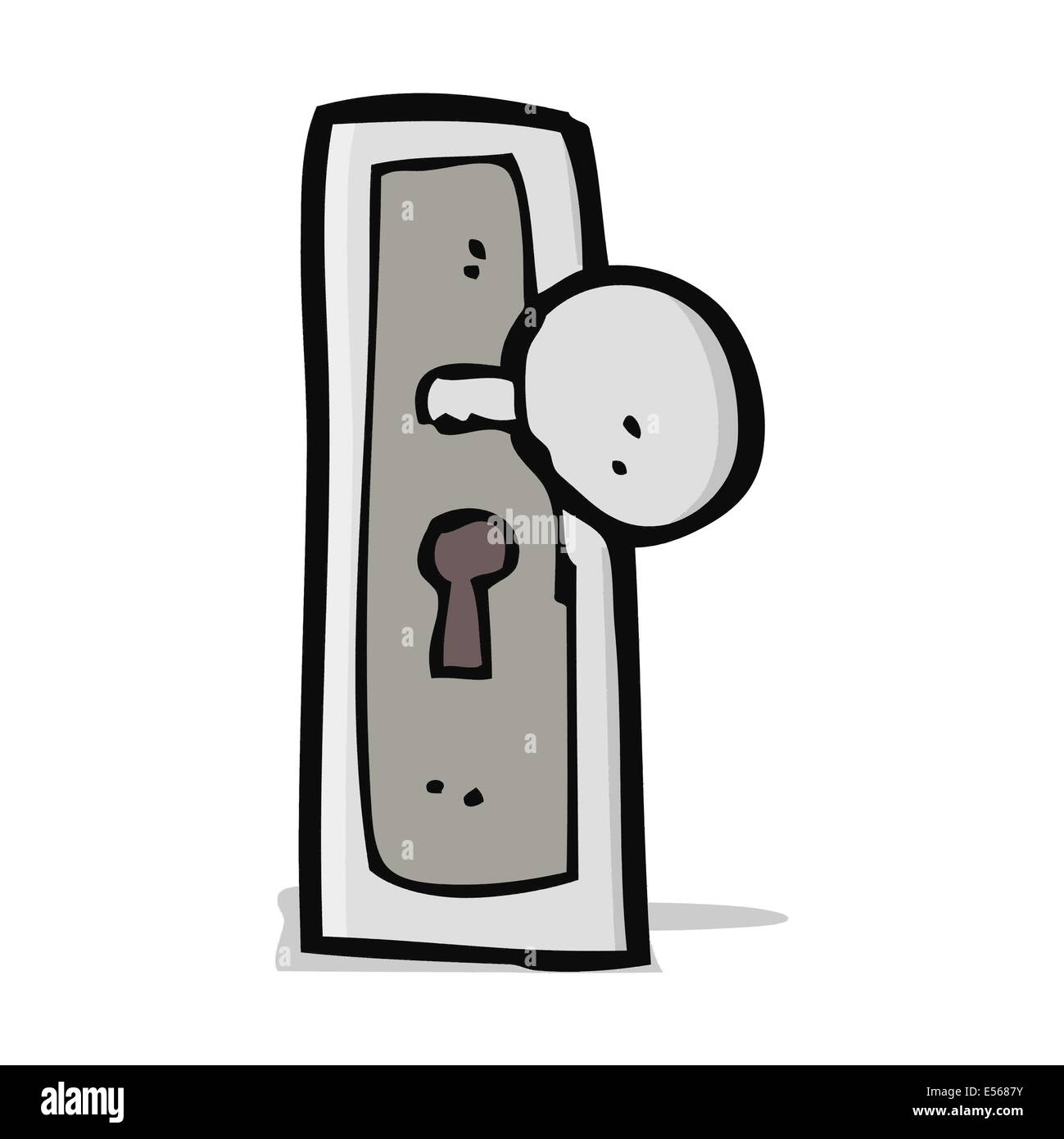 cartoon door knob Stock Vector Image & Art - Alamy