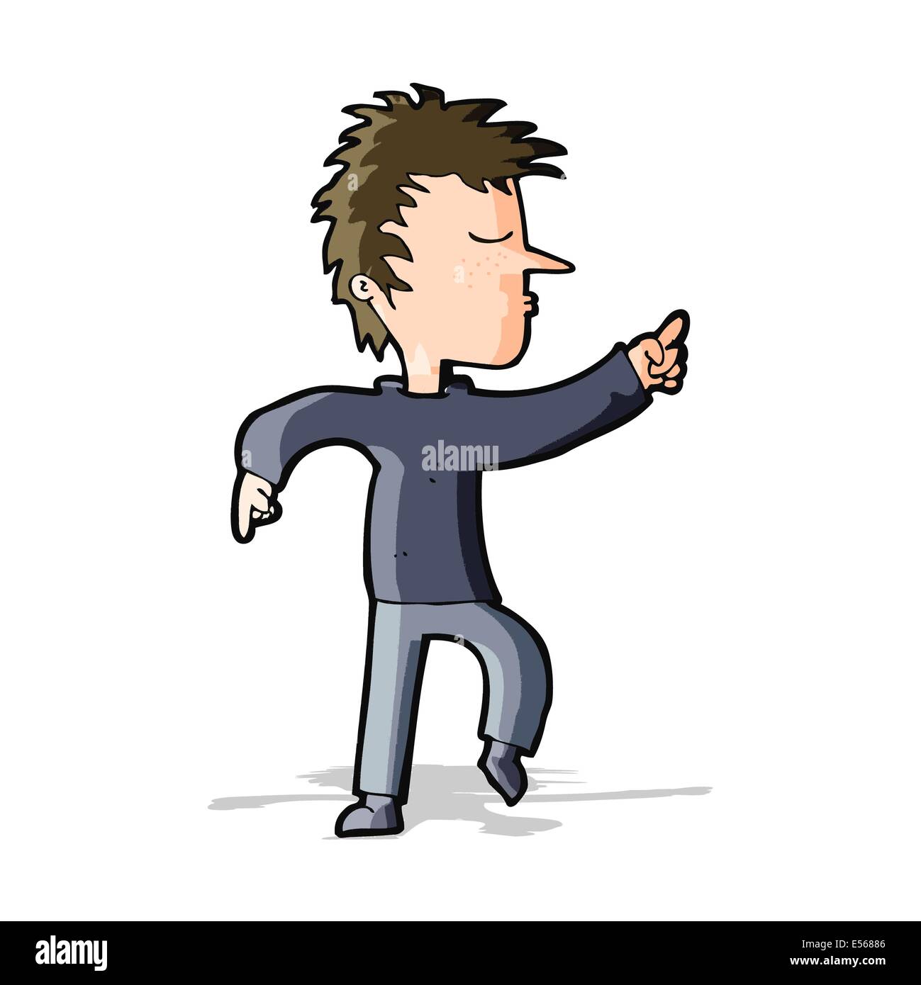 cartoon man pointing Stock Vector Image & Art - Alamy