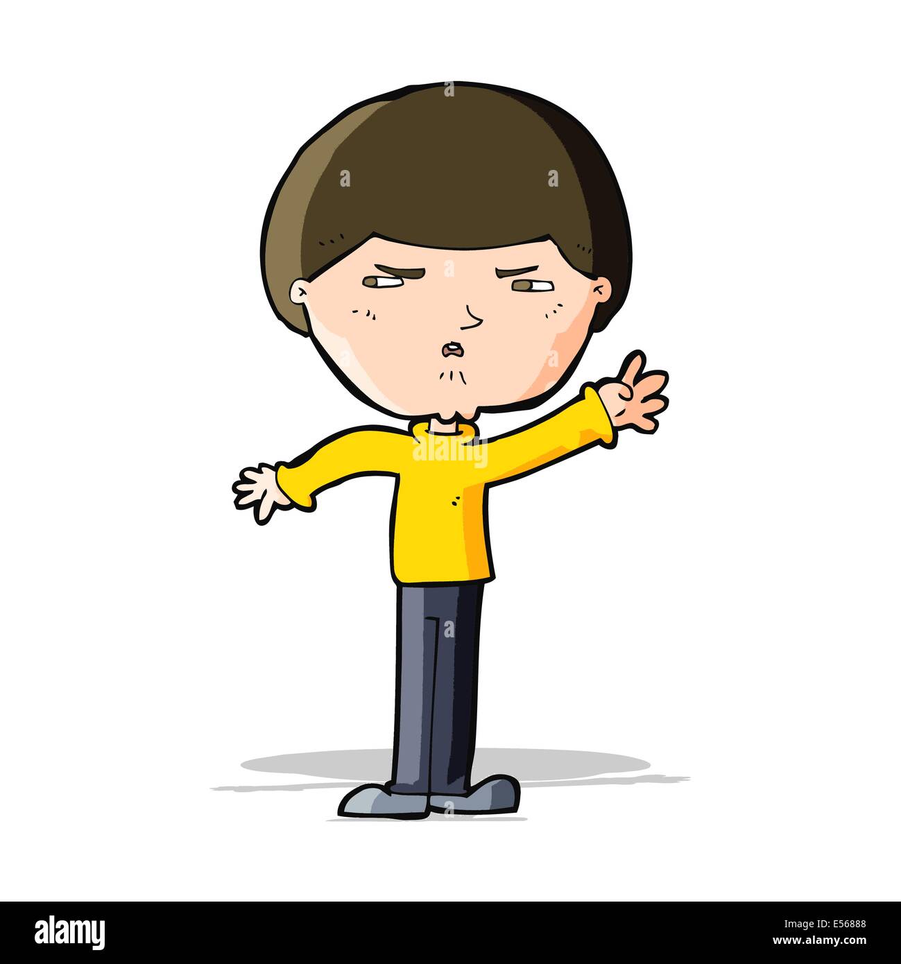 cartoon mean man Stock Vector Image & Art - Alamy