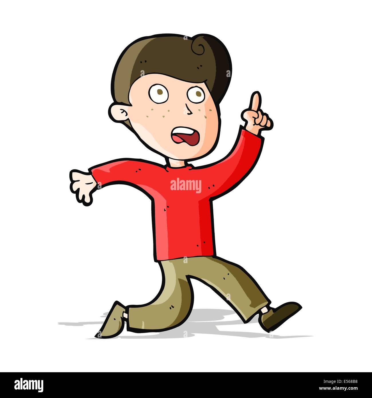 cartoon boy panicking Stock Vector Image & Art - Alamy
