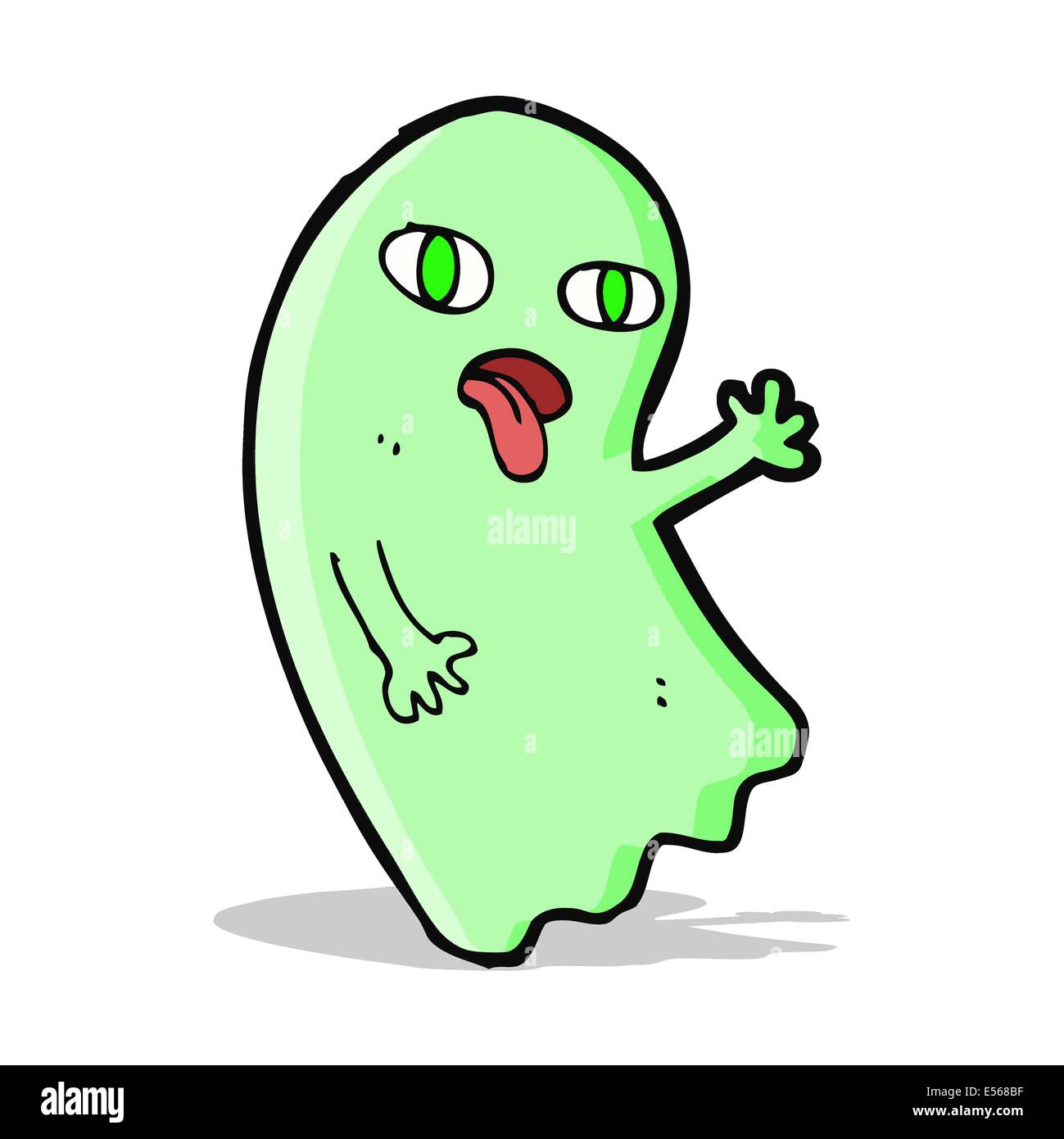 funny cartoon ghost Stock Vector Image & Art - Alamy