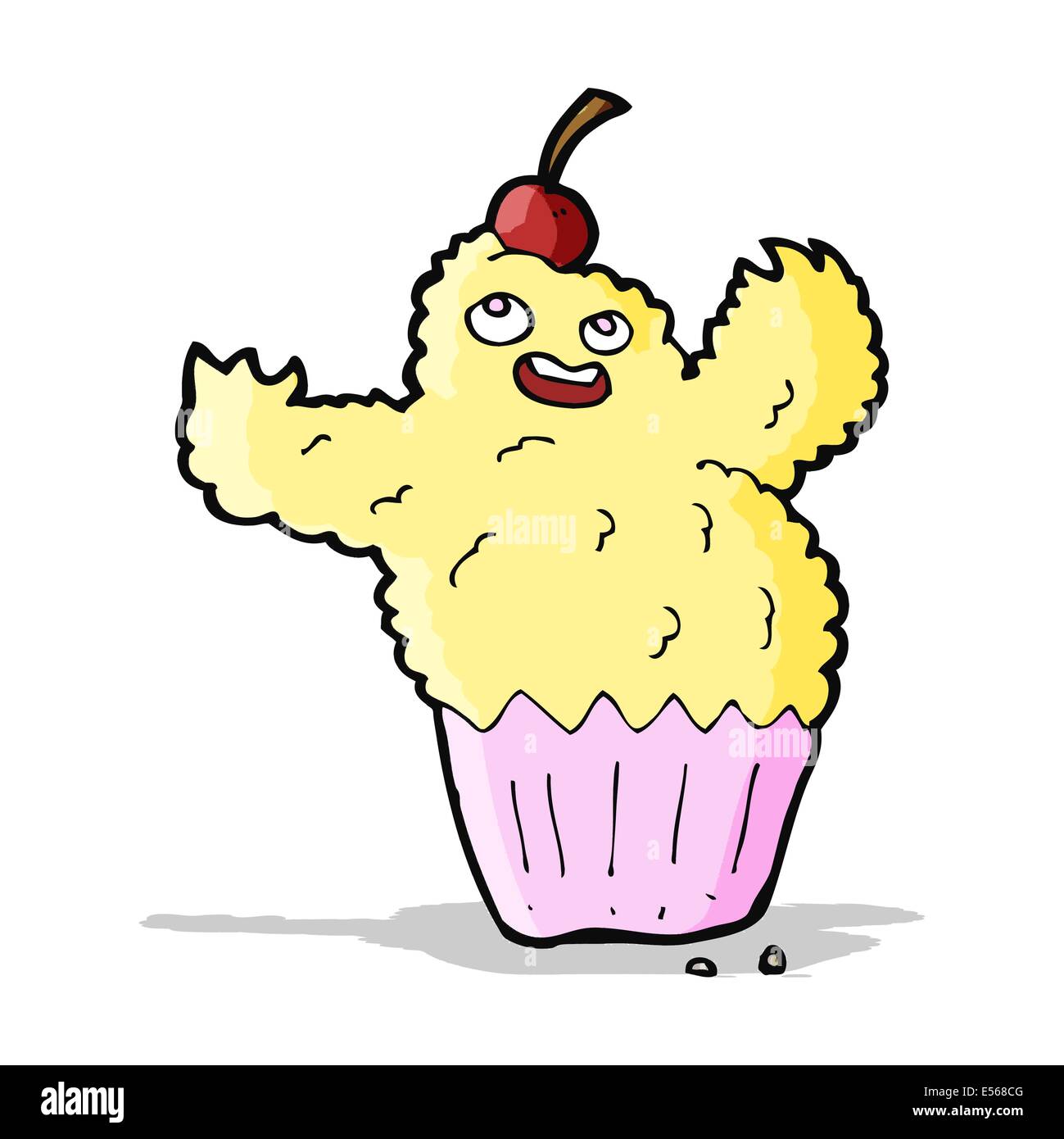 cartoon cupcake monster Stock Vector Image & Art - Alamy