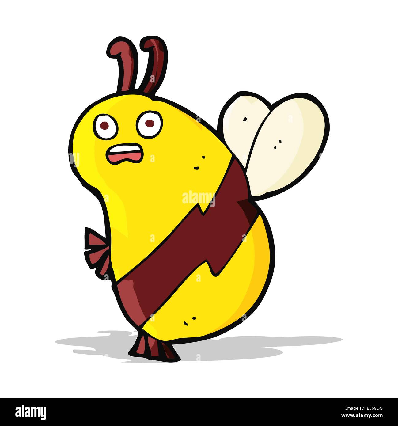funny cartoon bee Stock Vector Image & Art - Alamy