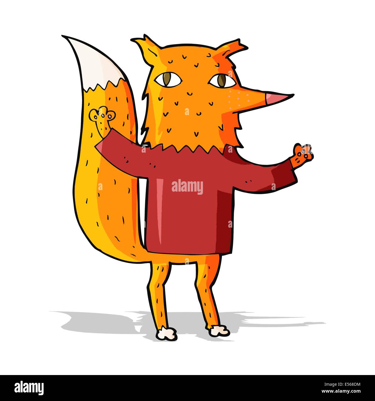 Quirky fox Cut Out Stock Images & Pictures - Alamy