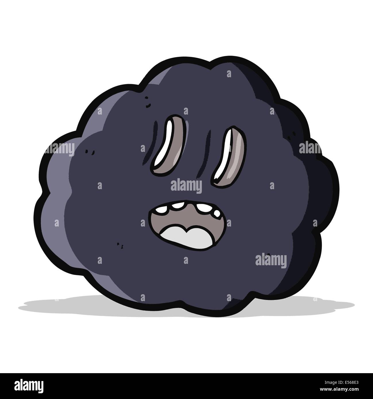 cartoon spooky cloud Stock Vector Image & Art - Alamy