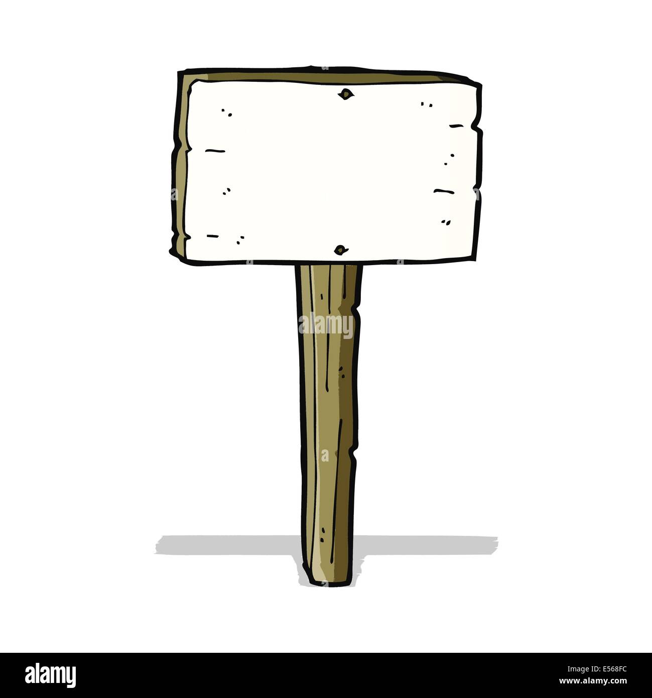 cartoon sign post Stock Vector Image & Art - Alamy