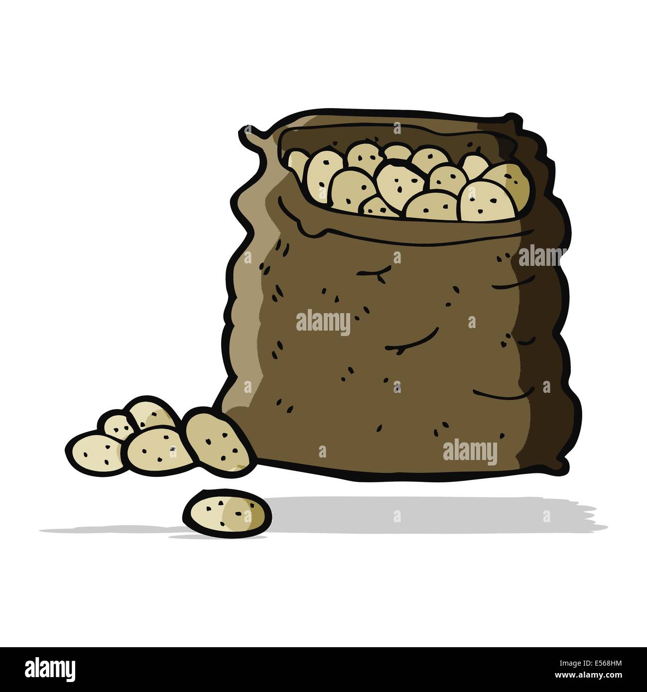 Cartoon sack of potatoes hi-res stock photography and images - Alamy
