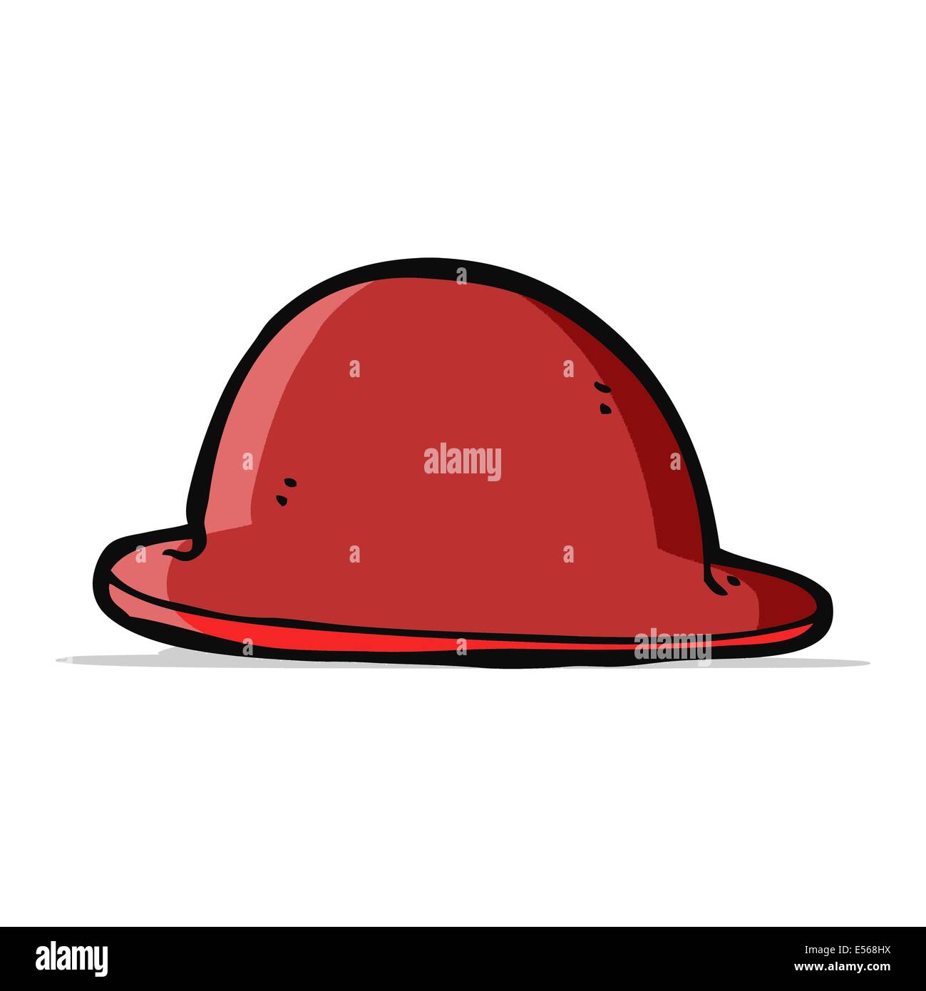 cartoon red bowler hat Stock Vector Image & Art - Alamy