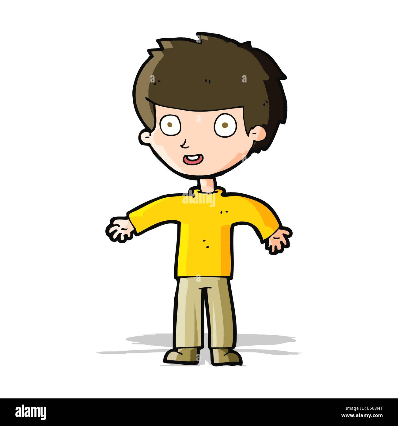 cartoon happy man Stock Vector Image & Art - Alamy