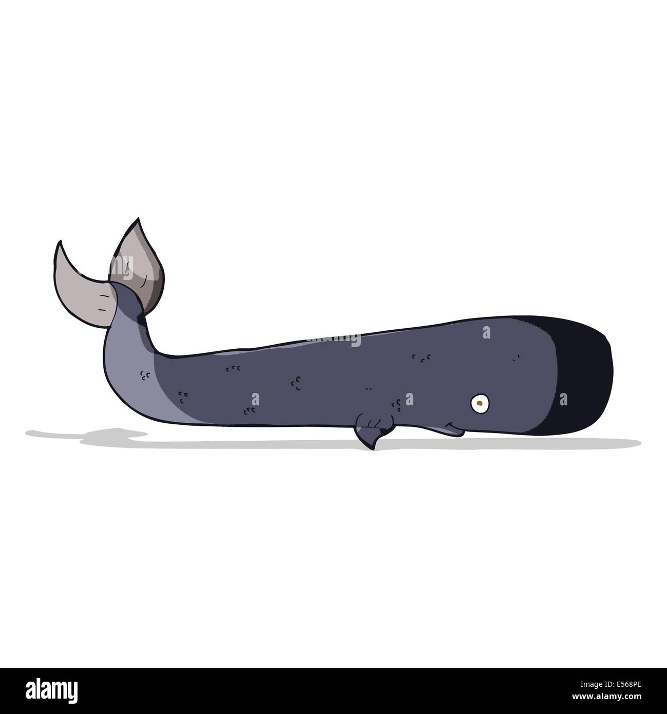 Cheerful cartoon whale vector vectors Cut Out Stock Images & Pictures ...