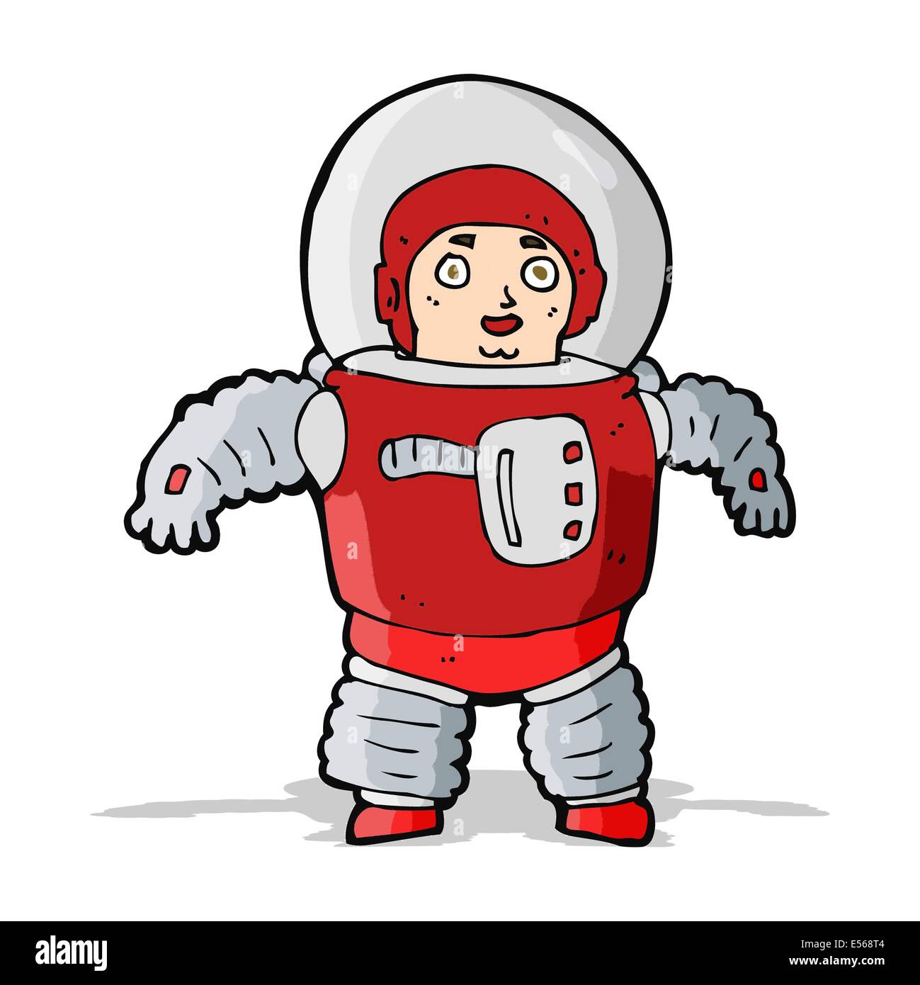 cartoon space man Stock Vector Image & Art - Alamy