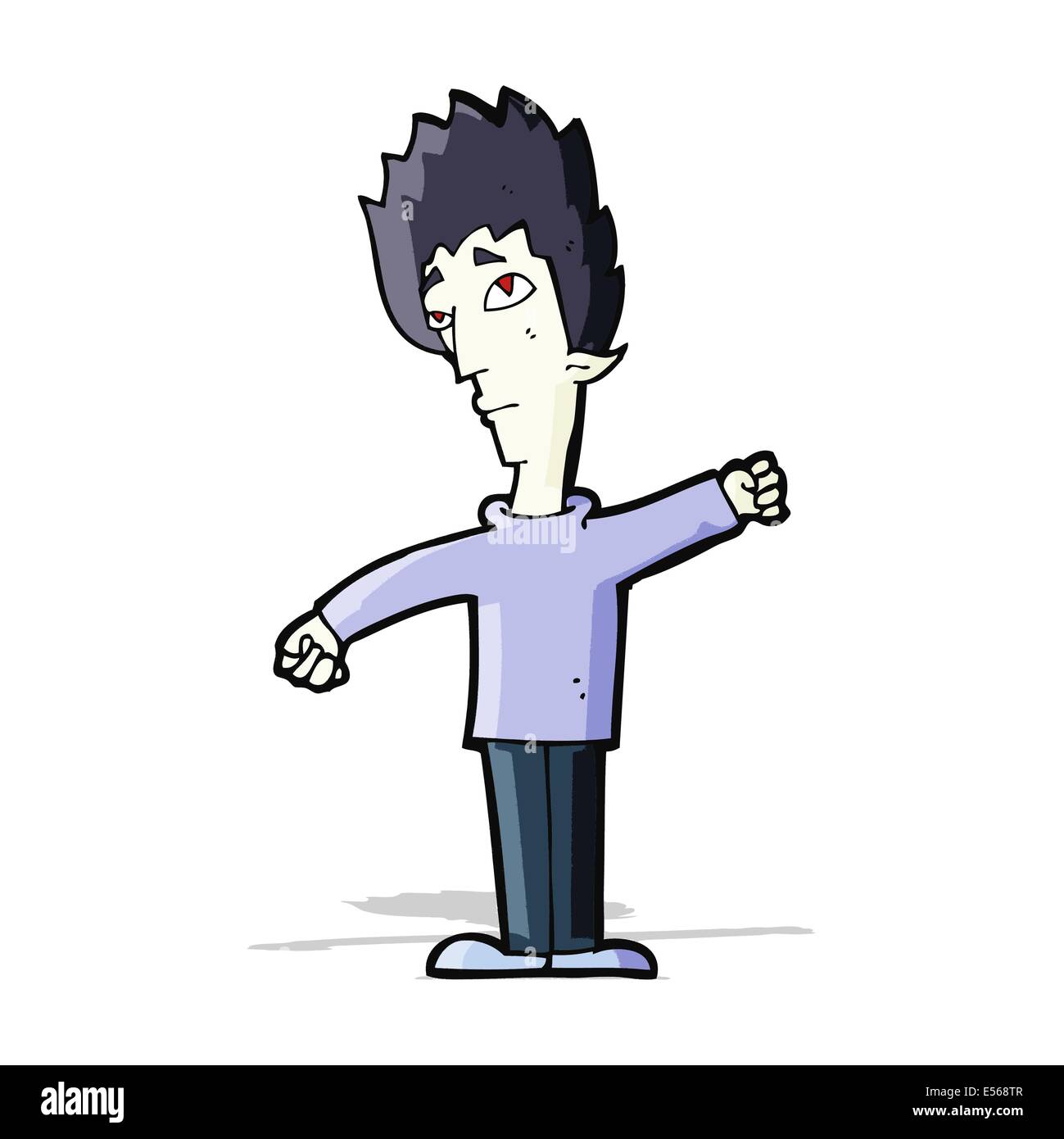 cartoon vampire man Stock Vector Image & Art - Alamy