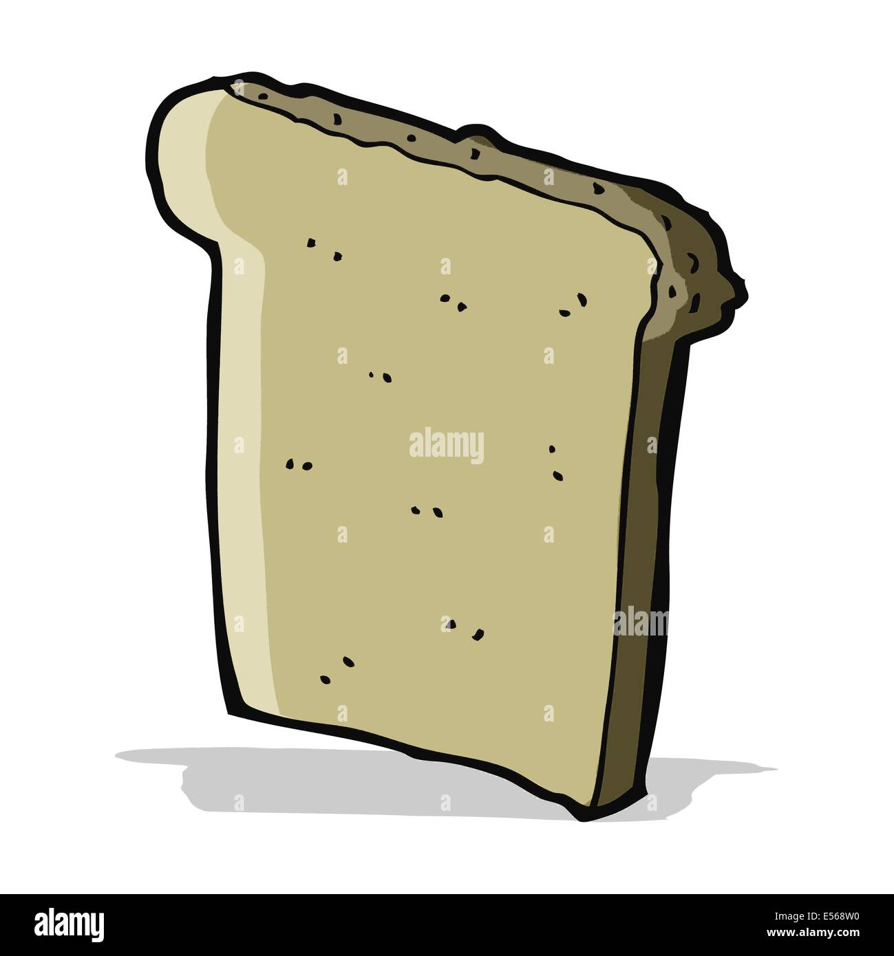 cartoon slice of bread Stock Vector Image & Art - Alamy