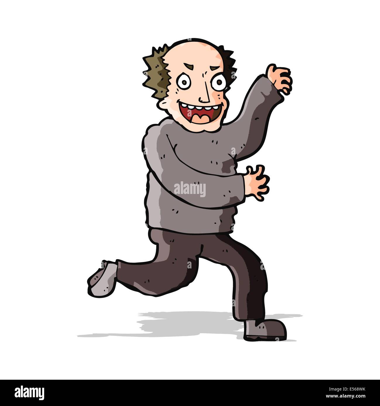 cartoon evil old man Stock Vector Image & Art - Alamy