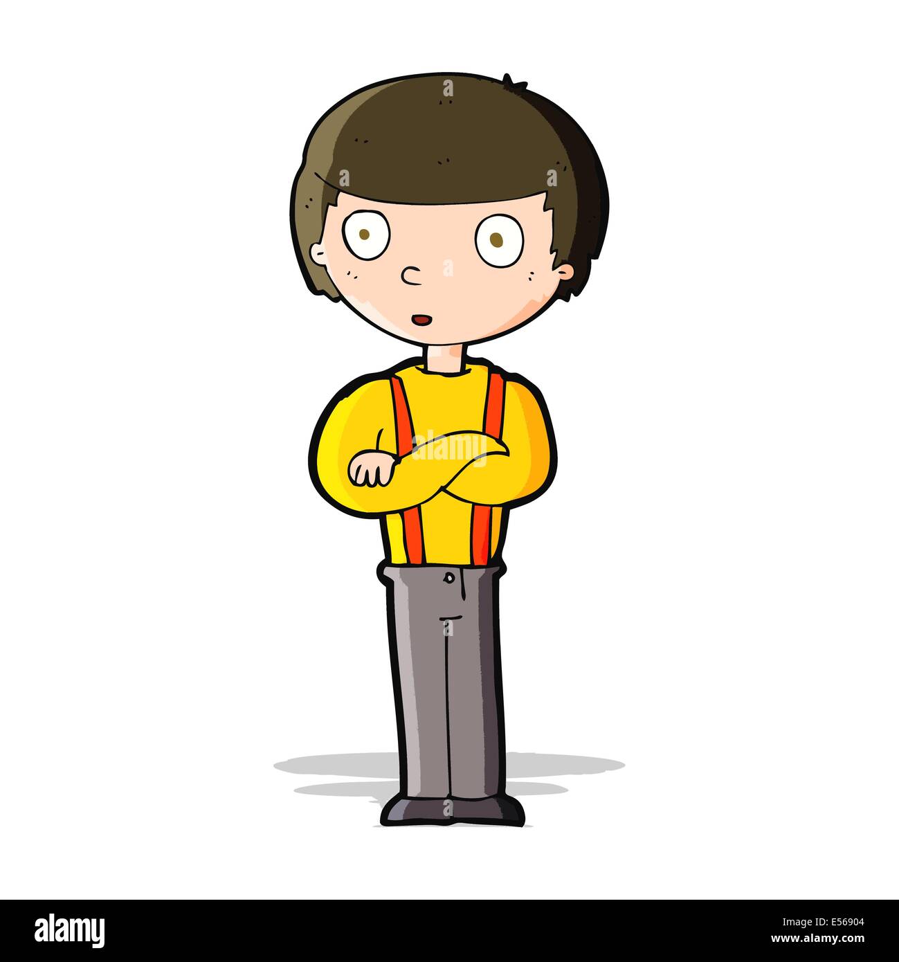 cartoon staring boy Stock Vector Image & Art - Alamy