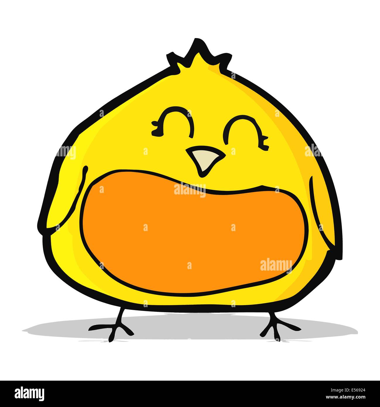 cartoon fat bird Stock Vector Image & Art - Alamy