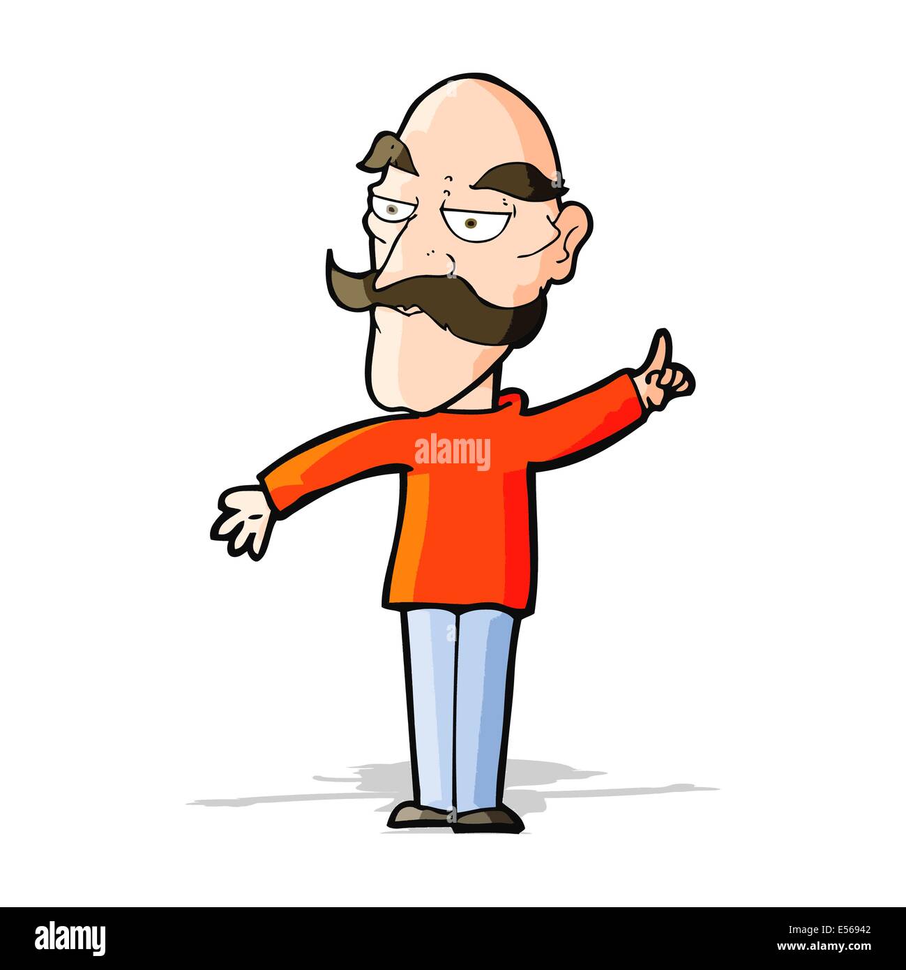 cartoon old man telling story Stock Vector Image & Art - Alamy