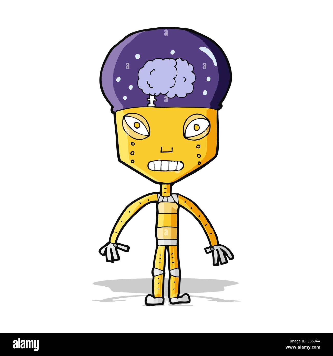 cartoon weird robot Stock Vector Image & Art - Alamy