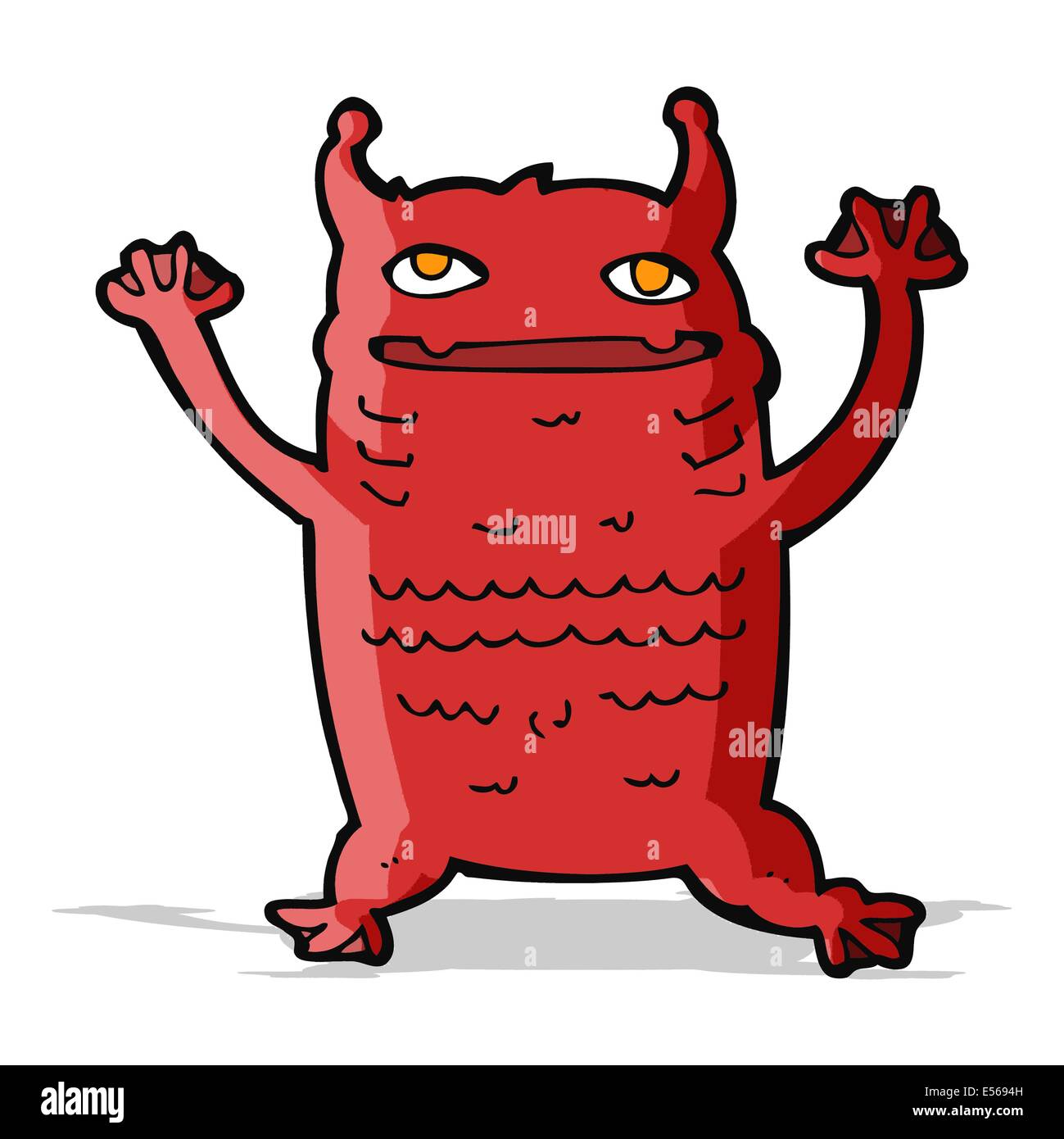 cartoon little monster Stock Vector Image & Art - Alamy
