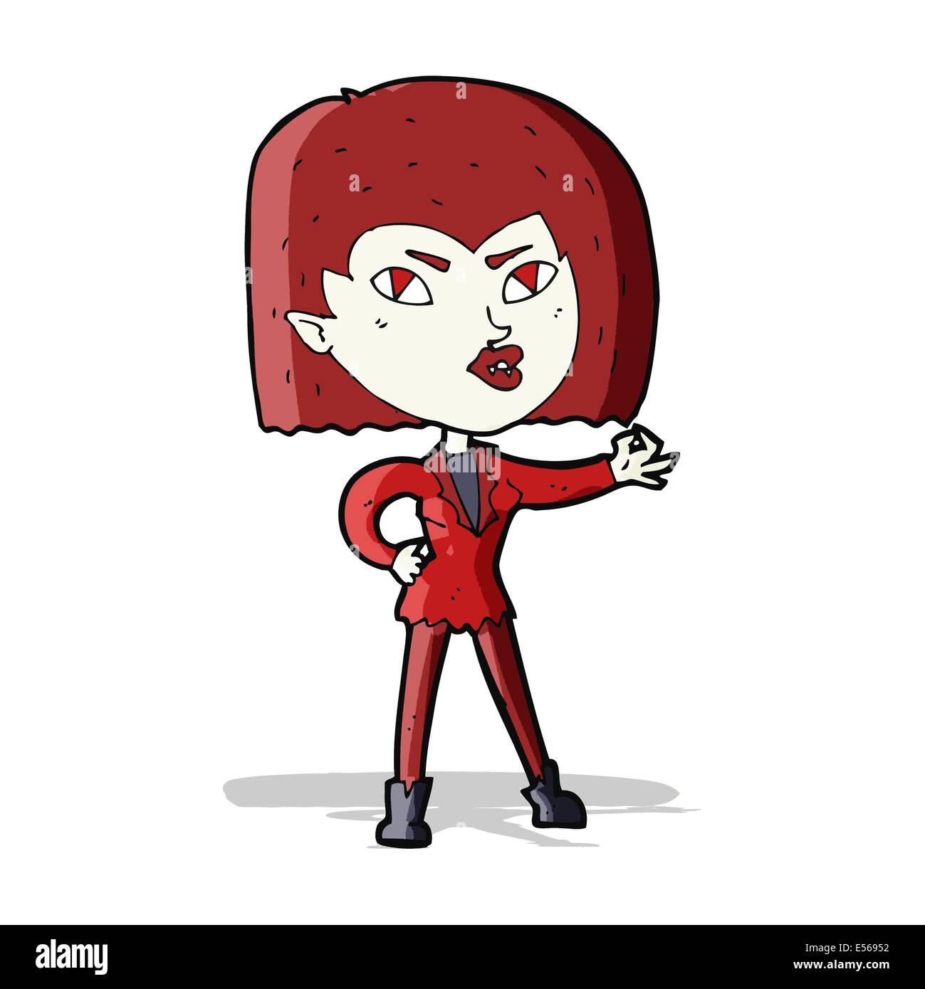 cartoon vampire girl Stock Vector Image & Art - Alamy