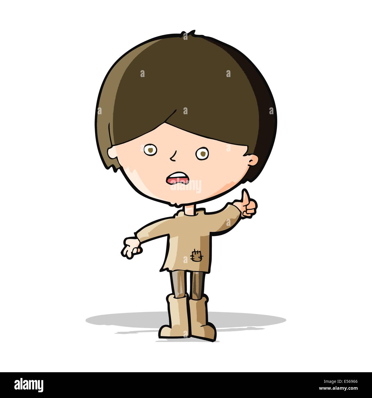 cartoon unhappy boy Stock Vector Image & Art - Alamy