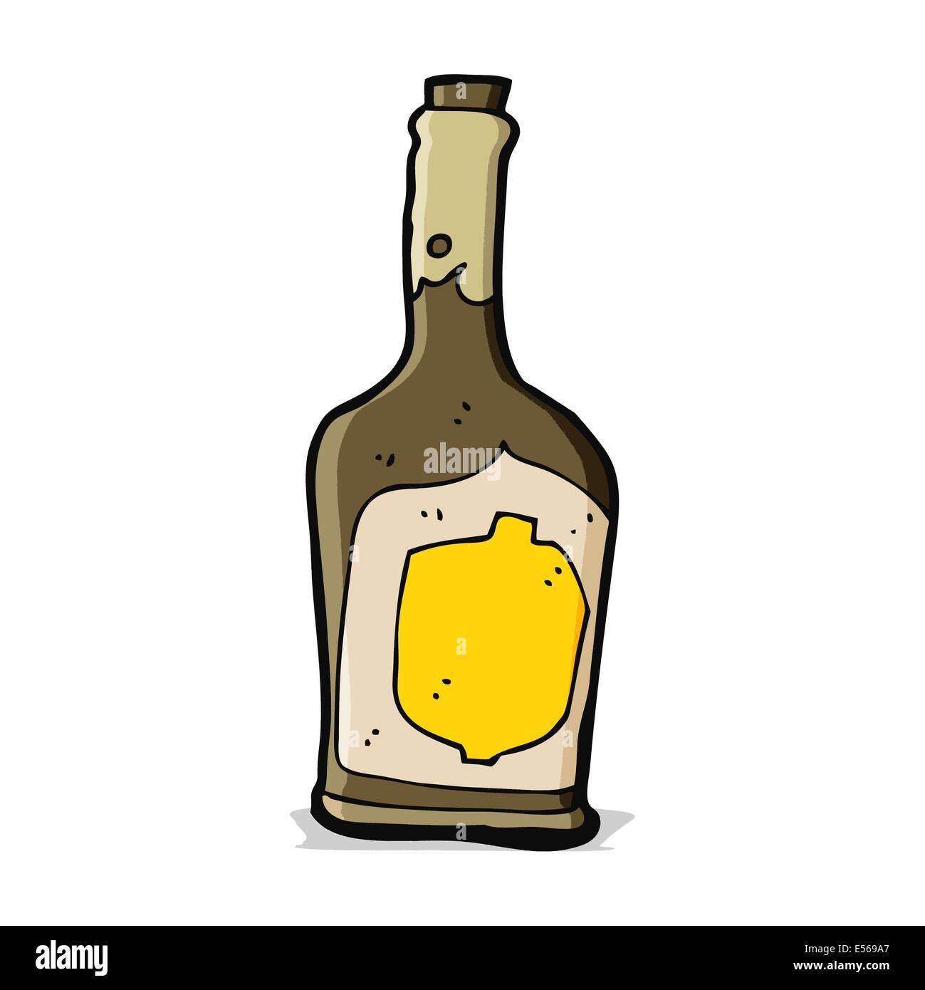 cartoon bottle of rum Stock Vector Image & Art - Alamy