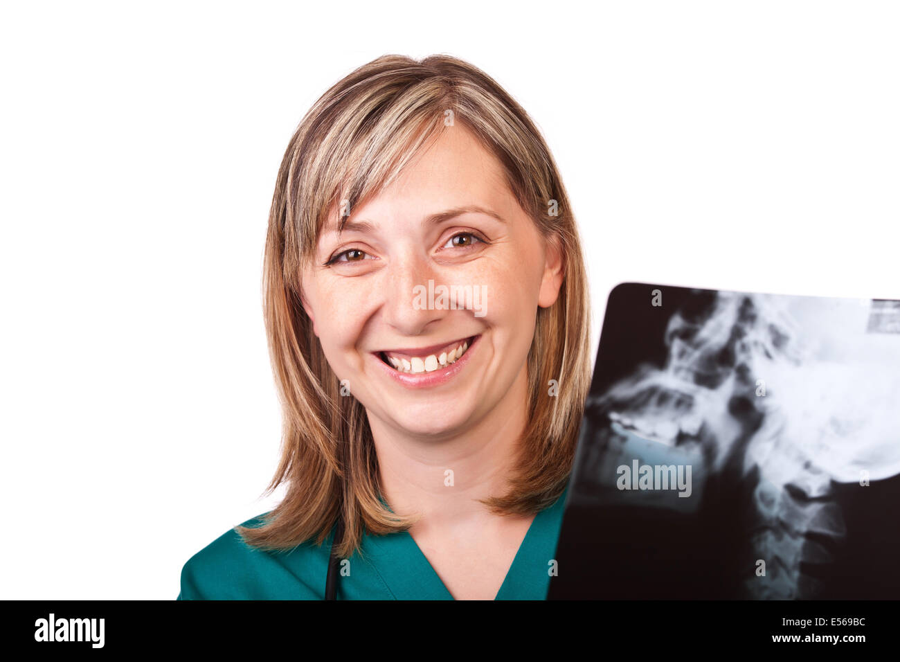 Woman doctor smile hi-res stock photography and images - Alamy